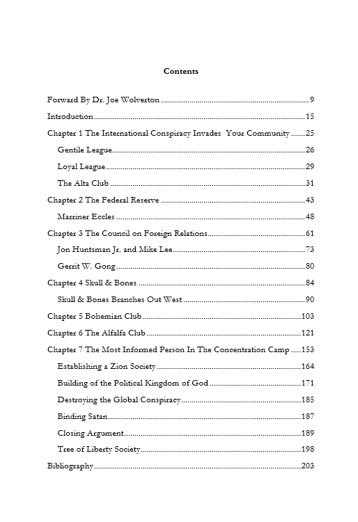 Invasion Book - Tree of Liberty Society